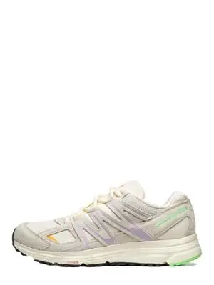 SALOMON X-mission 4 Suede Sneakers - Vanilla White
