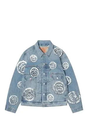 StÜssy X Denim Tears Type 2 Jacket - Light Blue