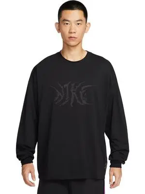 Nike Street Dri-fit Long-sleeve T-shirt - Black