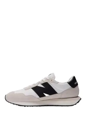 NEW BALANCE 237 Lace-up Sneakers - Cream/white/black