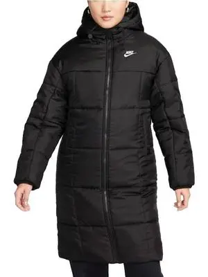 Nike Therma-fit Repel Synthetic-fill Hooded Parka - Black