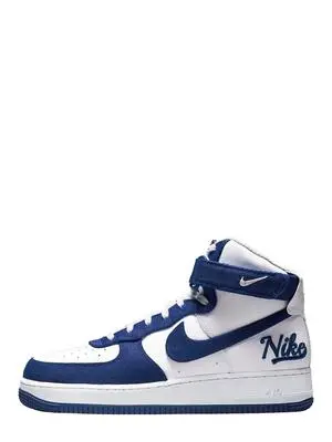 Nike Force 1 High '07 Lv8 Emb Dodgers Sneakers - White/blue