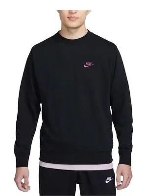 Nike Nsw French Terry Crewneck Sweatshirt - Black