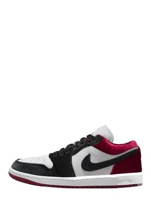 JORDAN Air Jordan 1 Low SE Velvet Black Toe Black/white/team Red