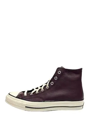 CONVERSE Chuck 70 Leather High Top Sneakers - Black