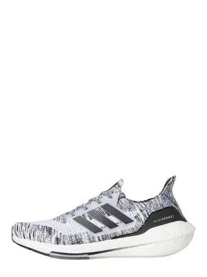 Adidas Ultraboost 21 Athletic Sneakers - Cloud White/core Black/core Black