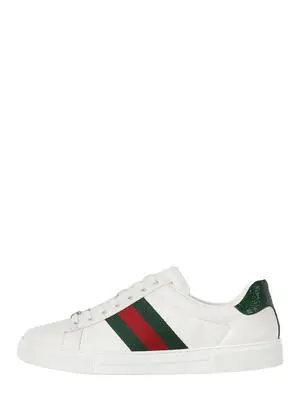 Gucci Ace Web Sneakers - White