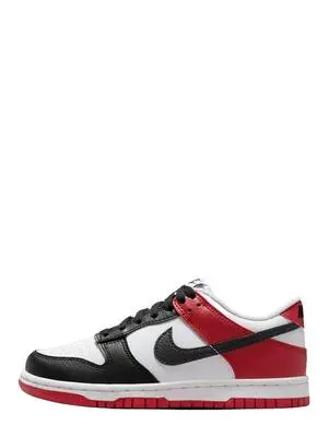 Nike Dunk Low "black Toe" Sneakers - Black/gym Red/white