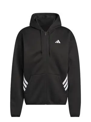 Adidas Crazy Warm Full Zip Hoodie 'black White - Black/white