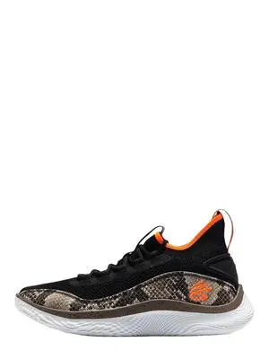 Under Armour Under Armour Curry Flow 8 "Strike & Flow" Low Top Athletic Sneakers Black/white