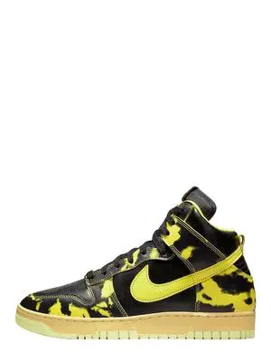 Nike Dunk High 1985 "yellow Acid Wash" Sneakers - Yellow/black