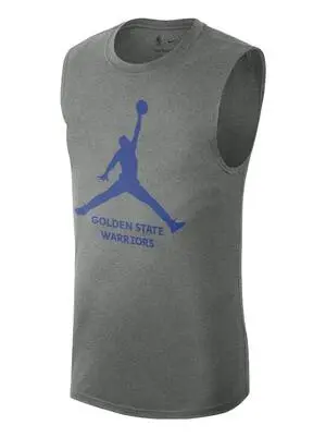 JORDAN Logo X Nba Golden State Warriors Essential Tank - Grey/multi-color/gold