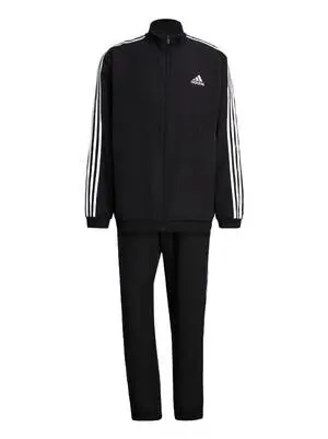Adidas Aeroready Essentials Regular-fit 3-stripes Track Suit Asia Sizing - Black