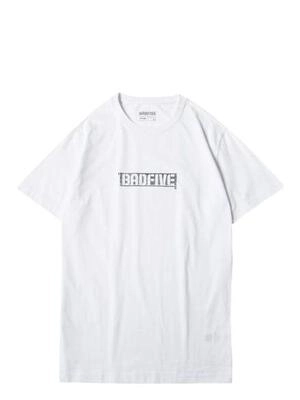 LI-NING Bad Five Basketball Series Round Neck Tee 'white - White/black