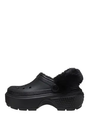 CROCS Stomp Lined Clogs - Black