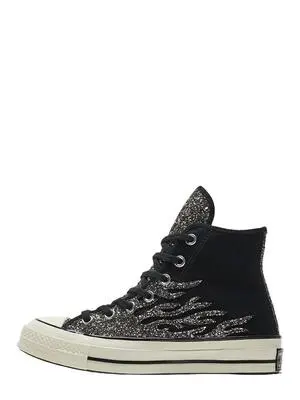 CONVERSE Converse Chuck 70 High Archival Glitter Flame Sneakers