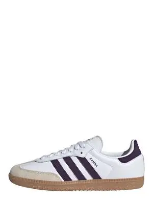 Adidas Samba Lace-up Sneakers - Cloud White/alumina/aurora Plum