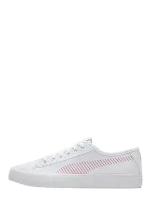 PUMA Bari Lace Up Sneakers - White/pink
