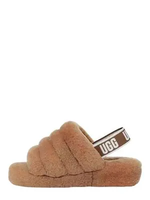 UGG Fluff Yeah Slides - Chestnut