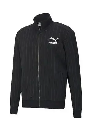 PUMA Pinstripe Fleece Lined Track Jacket - Default Color