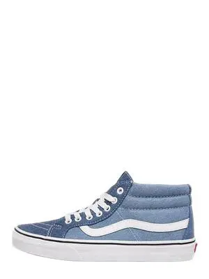 VANS Vans Sk8-Mid Reissue Denim Two-Tone Mid-Top Sneakers