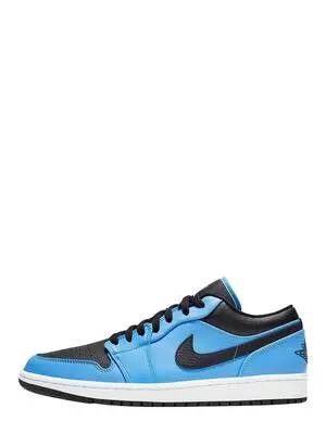 JORDAN 1 Low "university Blue Black - University Blue/black/white