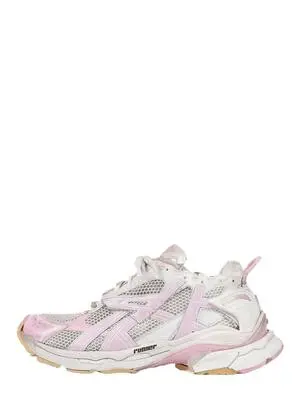 Balenciaga Runner Sneakers - White/brown/pink
