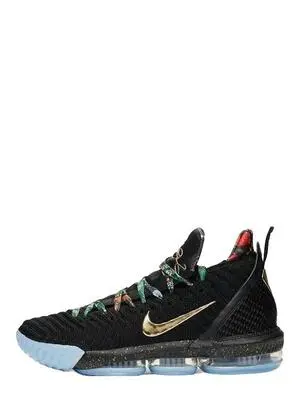 Nike Lebron 16 Kc 'watch The Throne' High Top Sneakers - Black