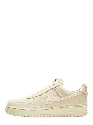 Nike X Stussy Air Force 1 Low "fossil" Sneakers - Cream