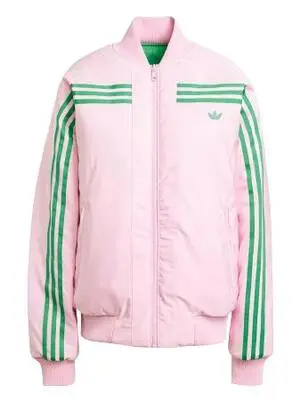 Adidas 70s Reversible Bomber Jacket - Green/pink