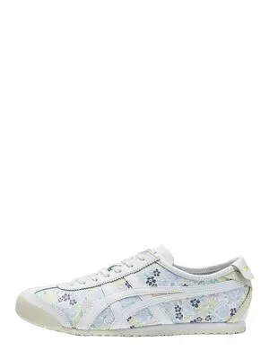 Onitsuka Tiger Onitsuka Tiger Mexico 66 Lace Up Sneakers With Floral Embroidery White/multi-color