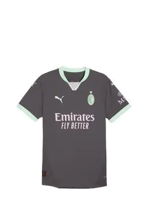 PUMA Ac Milan 24/25 Authentic Third Soccer Jersey - Grey/fresh Mint