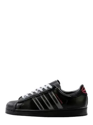 Adidas Pleasures X Superstar "black - Black/red/white