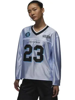 JORDAN Long Sleeve Jersey - Hydrogen Blue