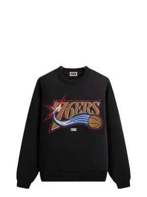 Kith For Nba All-star Philadelphia 76ers Nelson Crewneck - Black