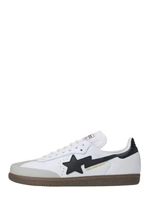 Adidas X Bape Samba Sneakers - Cloud White/core Black/gum
