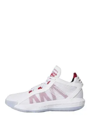 Adidas Dame 6 Gca "dame Time" Athletic Sneakers - White/black/red