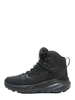 Hoka One One Kaha Gtx High Top Lace-up Boots - Black