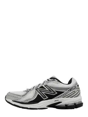 NEW BALANCE New Balance 860v2 Lace-Up Sneakers White Silver
