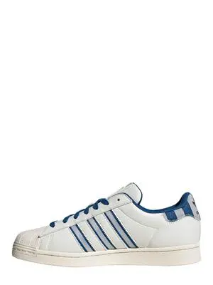 Adidas Originals Superstar Sneakers - White/blue