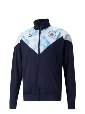 PUMA Mcfc Iconic Mcs Mesh Track Jacket - Blue