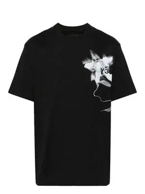 Adidas Y-3 Graphic T-shirt Asia Sizing - Black