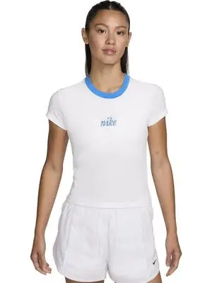 Nike Chill Knit T-shirt - White/blue