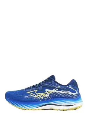 Mizuno Wave Rider 27 Running Shoes - Blue/yellow/white