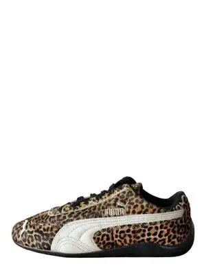 PUMA PUMA Speedcat OG Leopard Print Sneakers Black Yellow