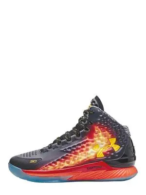Under Armour Curry 1 Retro 'curry Jam' Sneakers - Black/orange