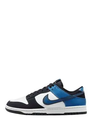 Nike Dunk Low "industrial Blue" Sneakers - Summit White/industrial Blue-black-white