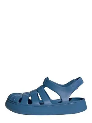 Adidas Superstar Platform Sandals - Focus Blue/focus Blue/focus Blue