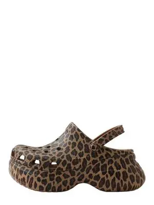 CROCS Crocs Bae Animal Clog Leopard Print Multi-color