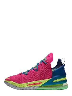 Nike Nike LeBron 18 'Los Angeles By Night' Basketball Sneakers Pink/yellow/blue